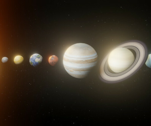 ArtStation - Photorealistic Solar System 8k Textures 3D Model | Game Assets