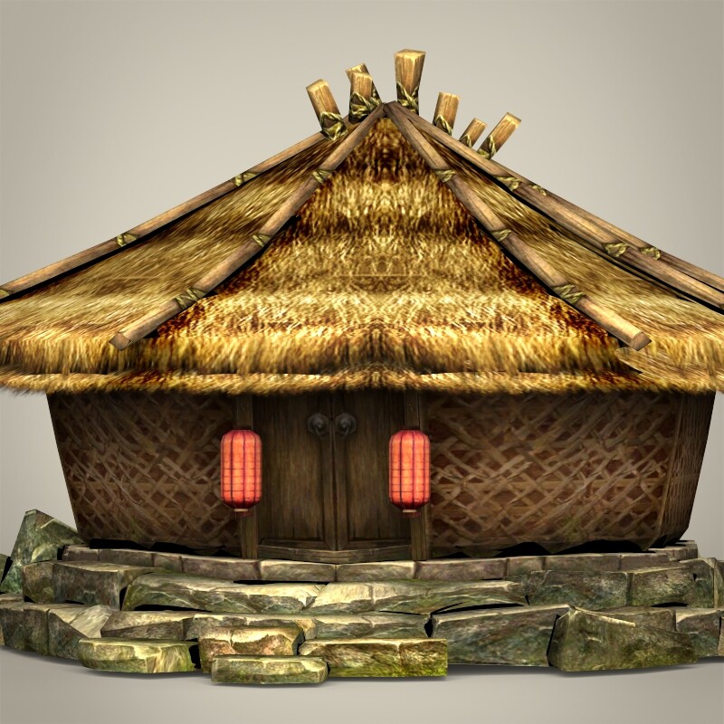 ArtStation - Fantasy Hut | Game Assets