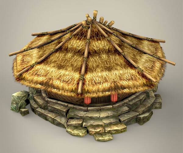 ArtStation - Fantasy Hut | Game Assets