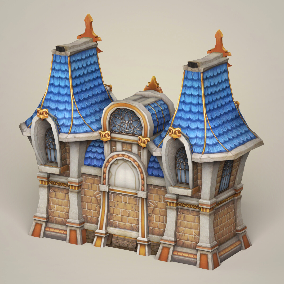 ArtStation - Game Ready Fantasy Church | Game Assets