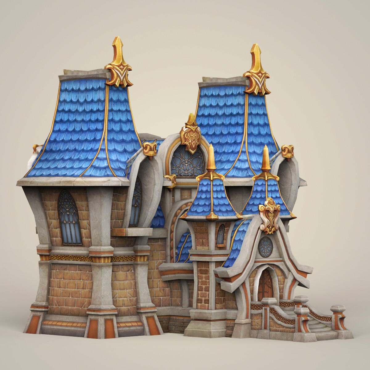 ArtStation - Game Ready Fantasy Church | Game Assets
