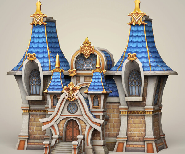 ArtStation - Game Ready Fantasy Church | Game Assets