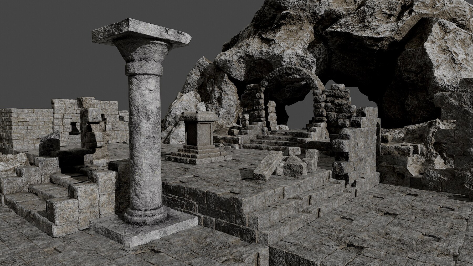 ArtStation - Ancient Ruin Pack | Game Assets