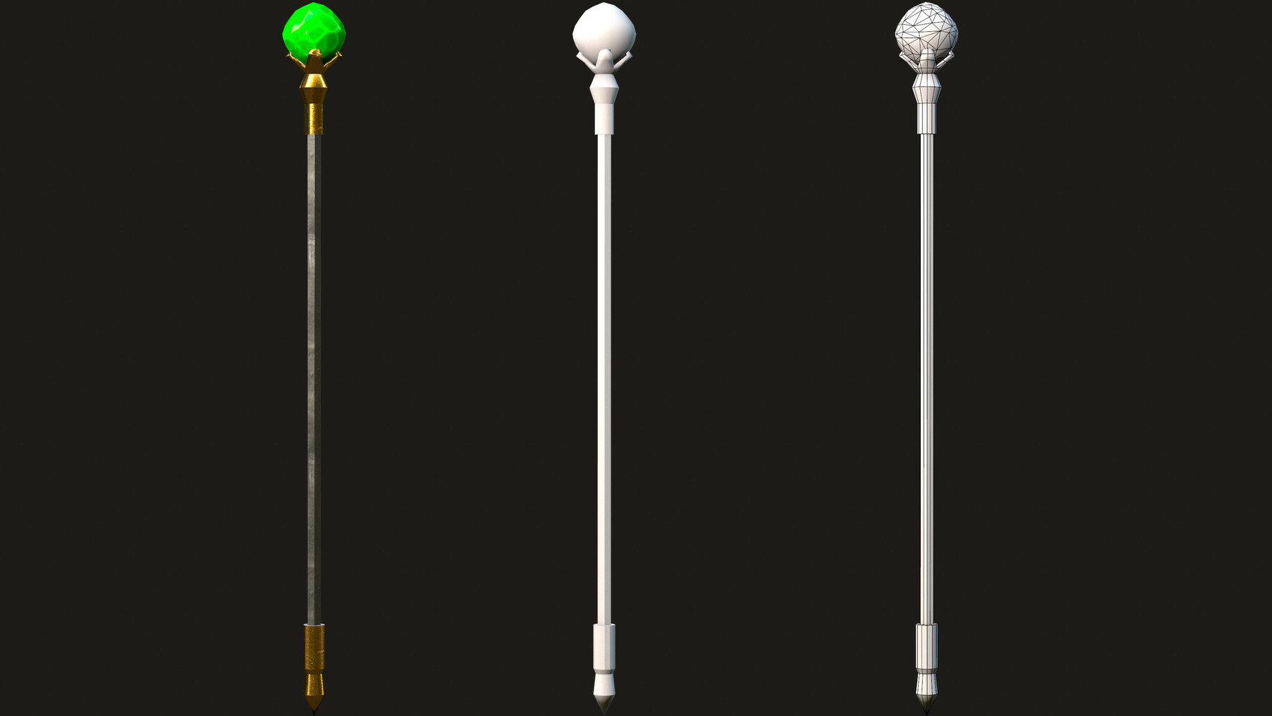 ArtStation - Stylized Male Character - Game-ready Model - Wizard | Game ...