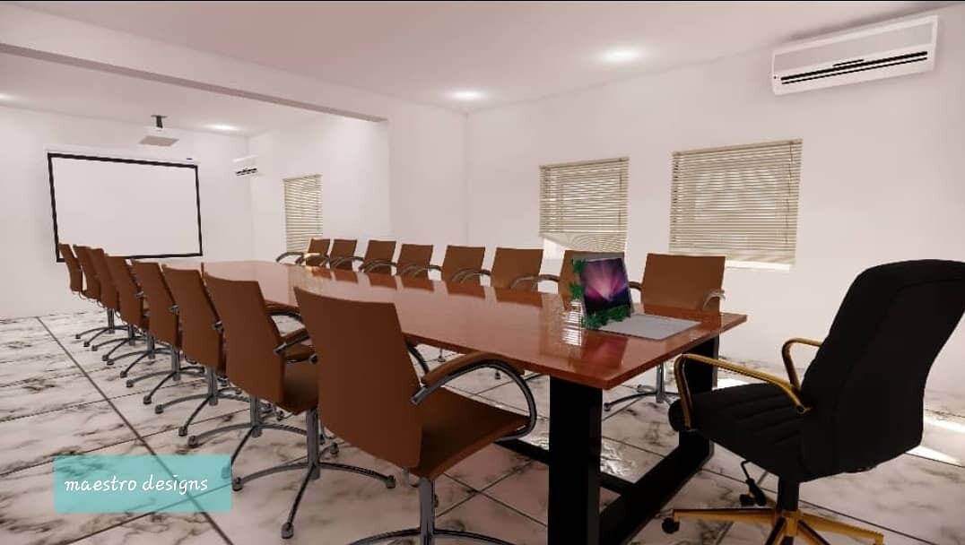 ArtStation - 3D interior design of a board room | Resources