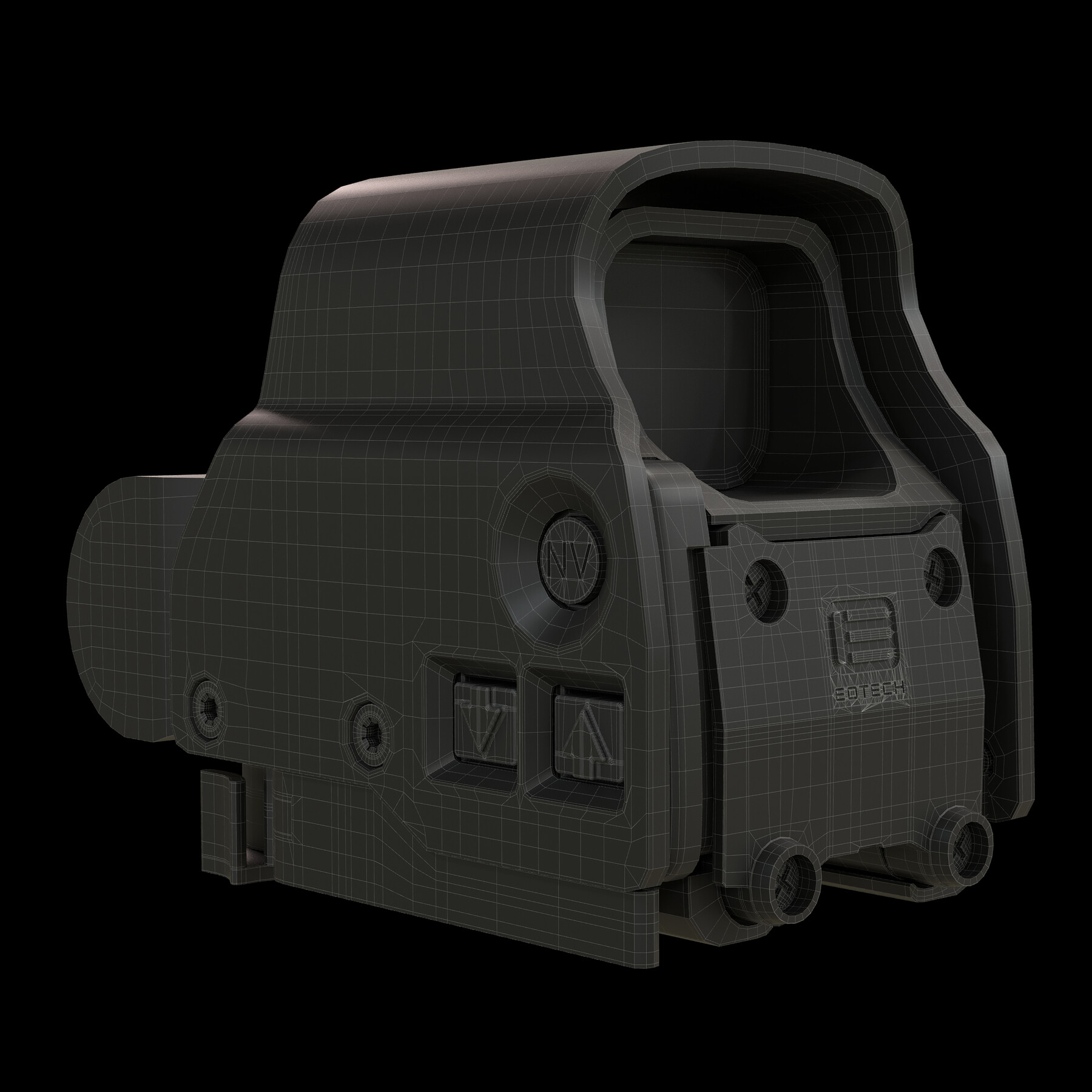 ArtStation - Eotech HWS Exps3 Holographic Weapon Sigh | Resources