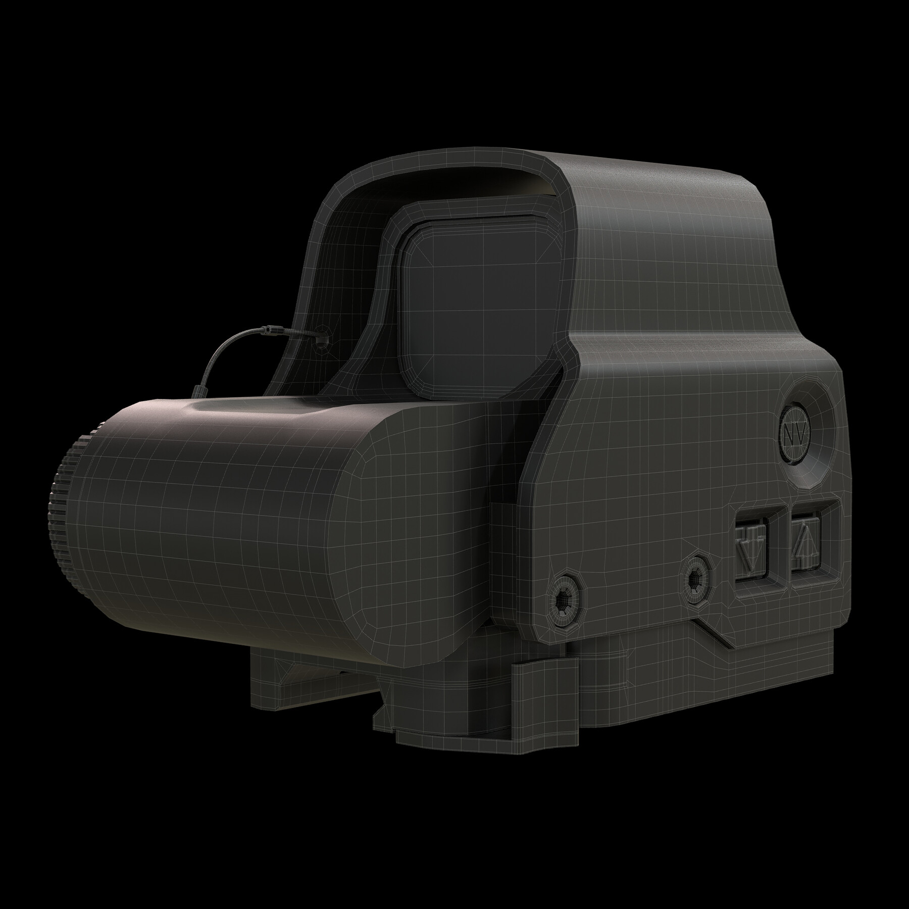 ArtStation - Eotech HWS Exps3 Holographic Weapon Sigh | Resources