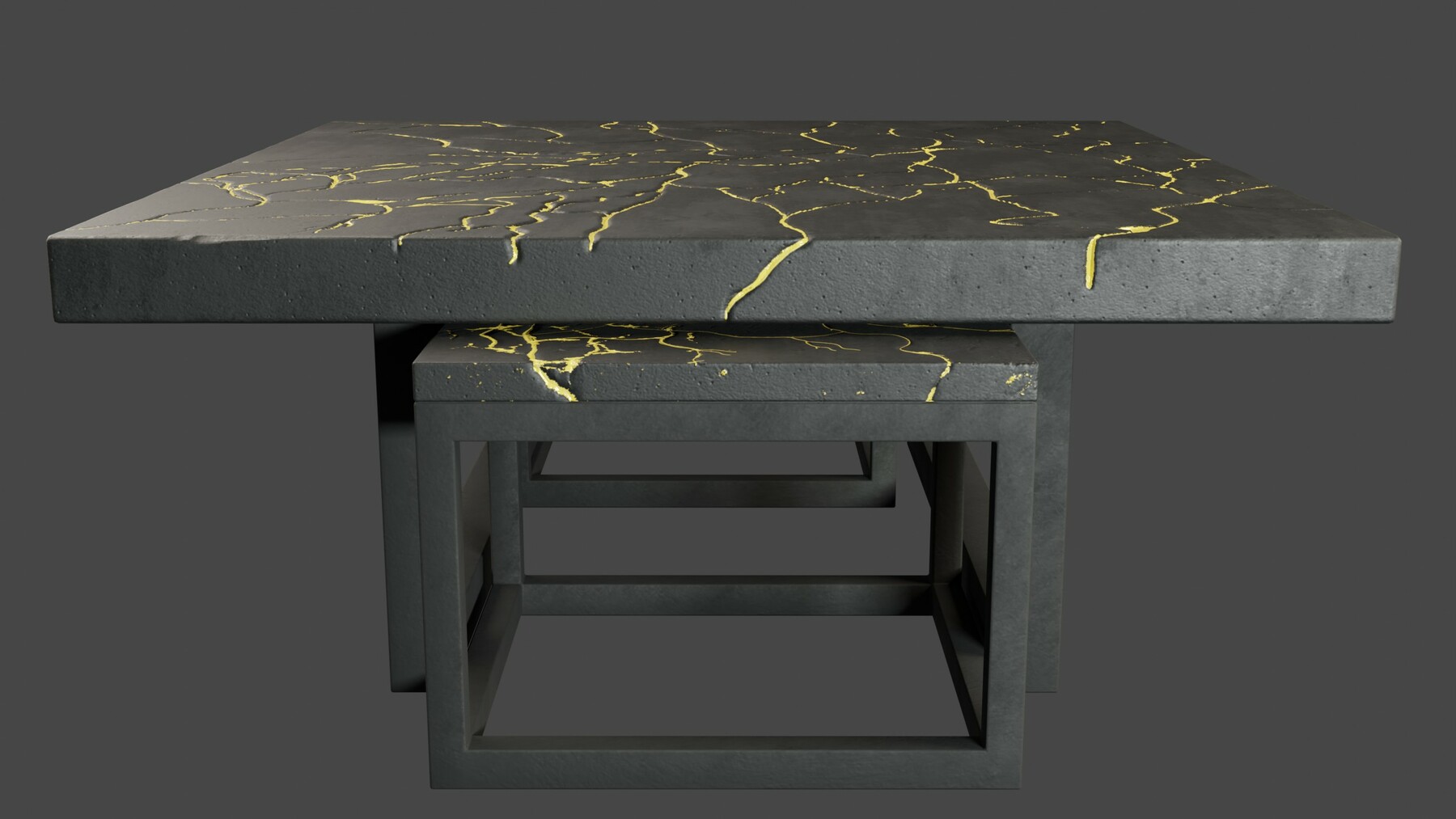 ArtStation - KINTSUGI COFFEE TABLE SET | Resources