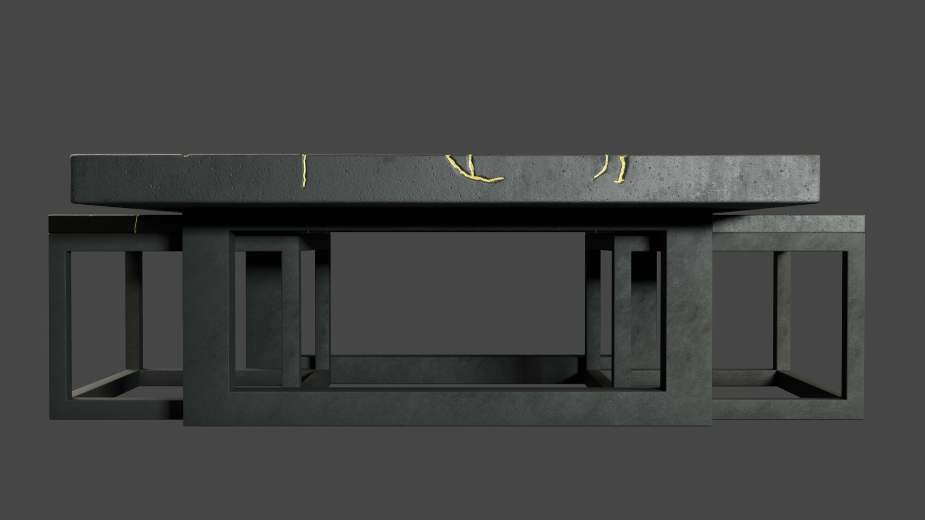 ArtStation - KINTSUGI COFFEE TABLE SET | Resources