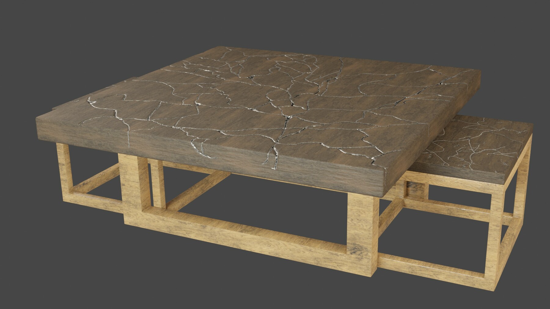 ArtStation - KINTSUGI COFFEE TABLE SET | Resources