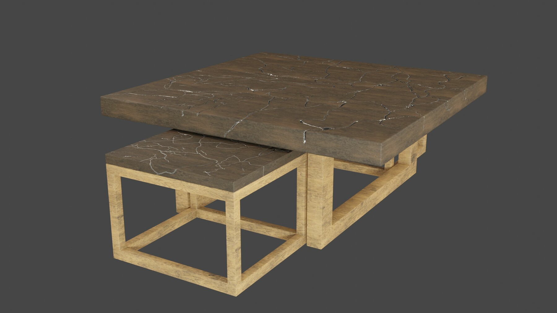 ArtStation - KINTSUGI COFFEE TABLE SET | Resources