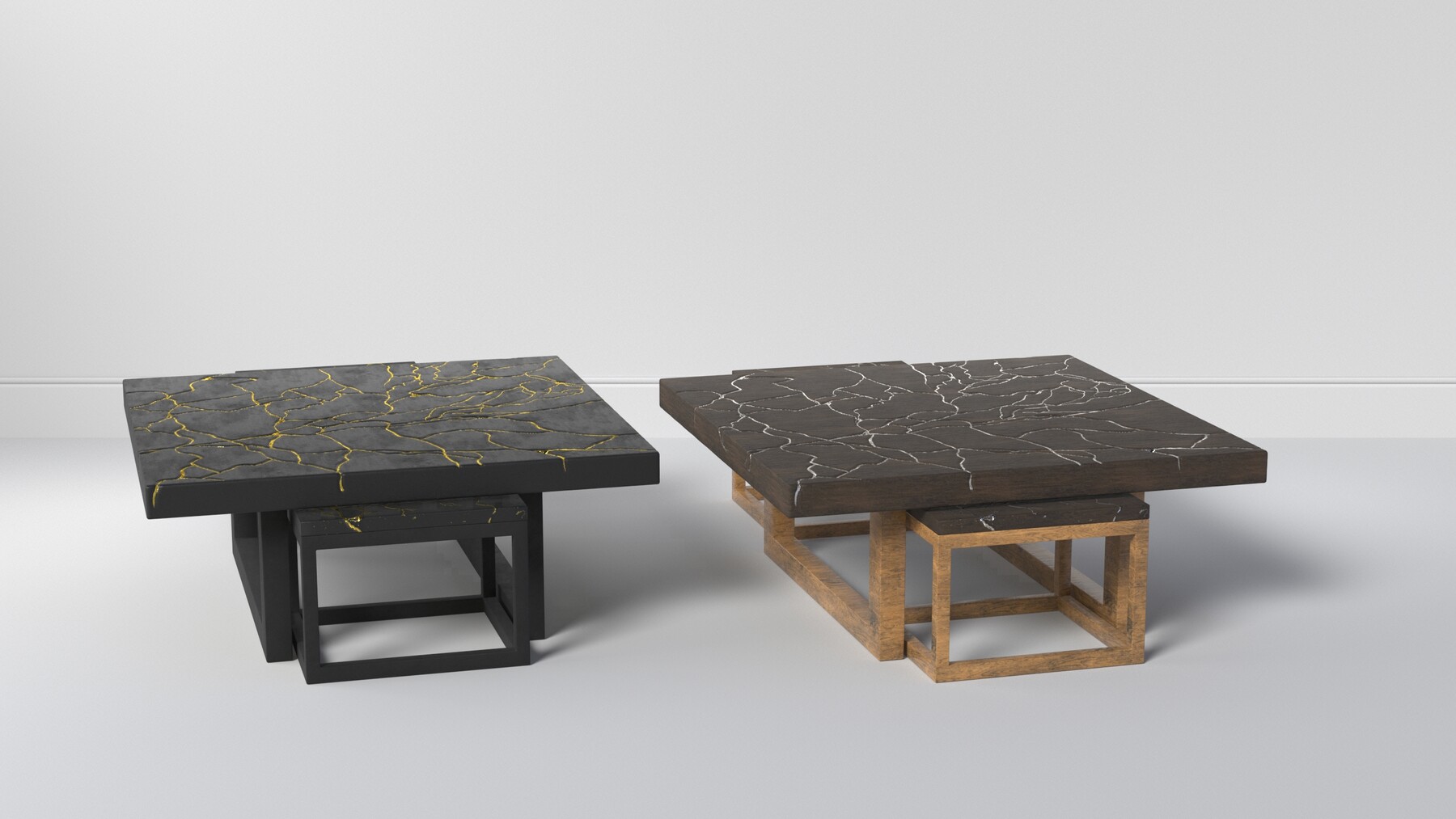 ArtStation - KINTSUGI COFFEE TABLE SET | Resources