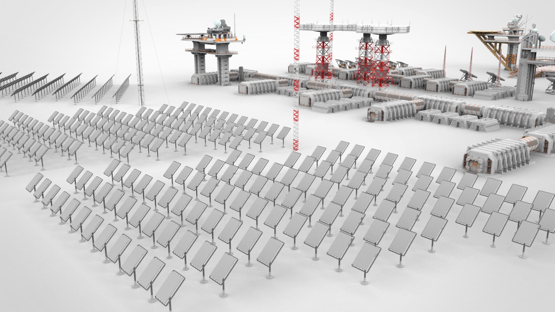 ArtStation - sci fi outpost | Resources