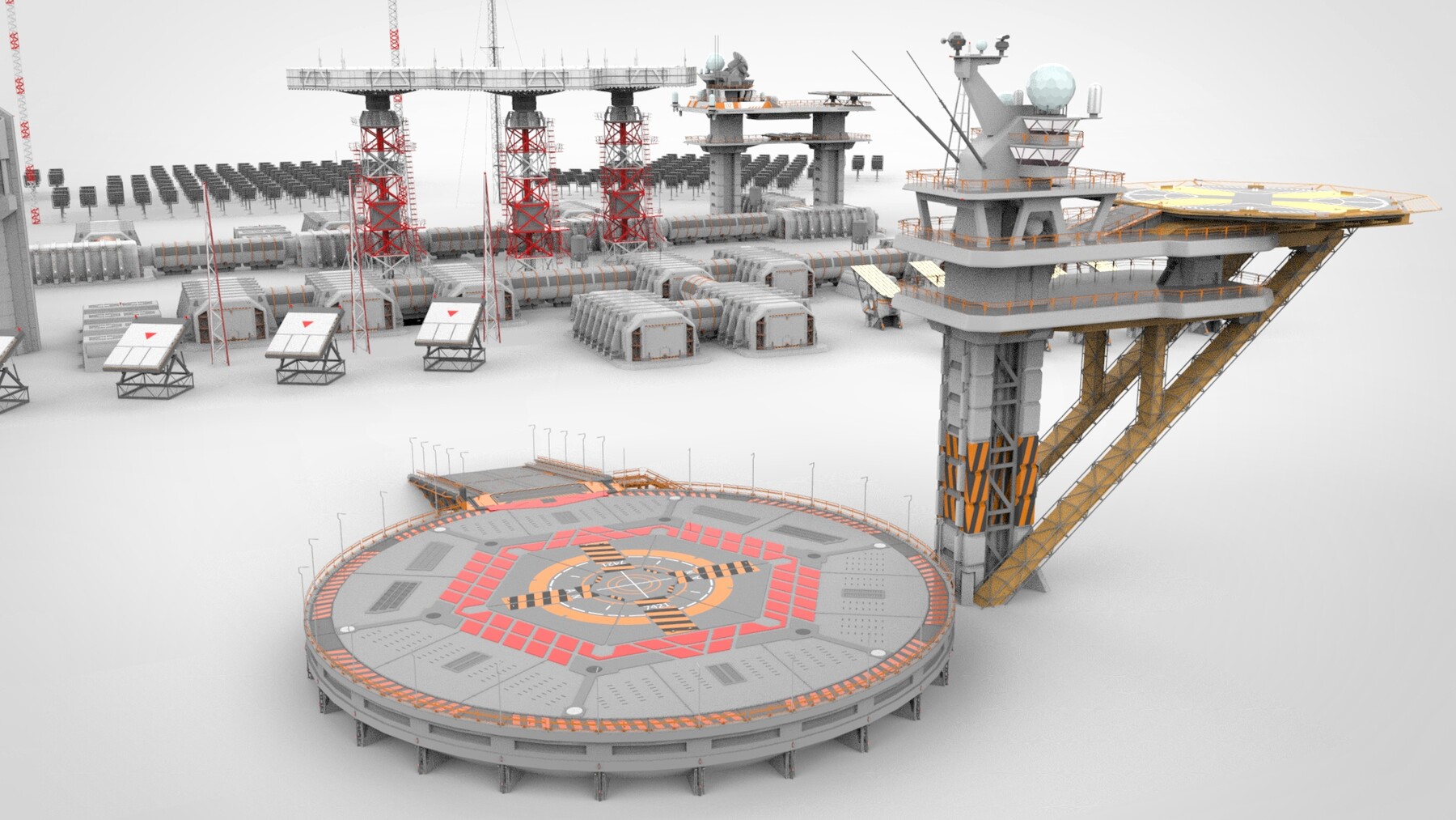 ArtStation - sci fi outpost | Resources