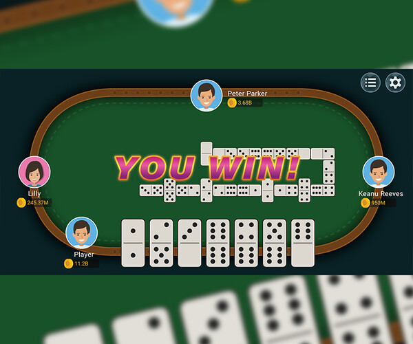 ArtStation - Domino Game Kit Graphic Assets | Game Assets