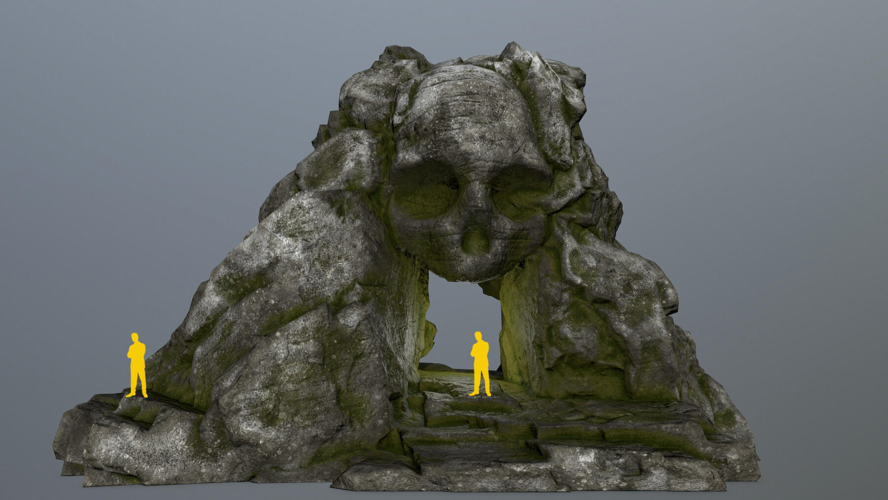 ArtStation - skull cave | Game Assets