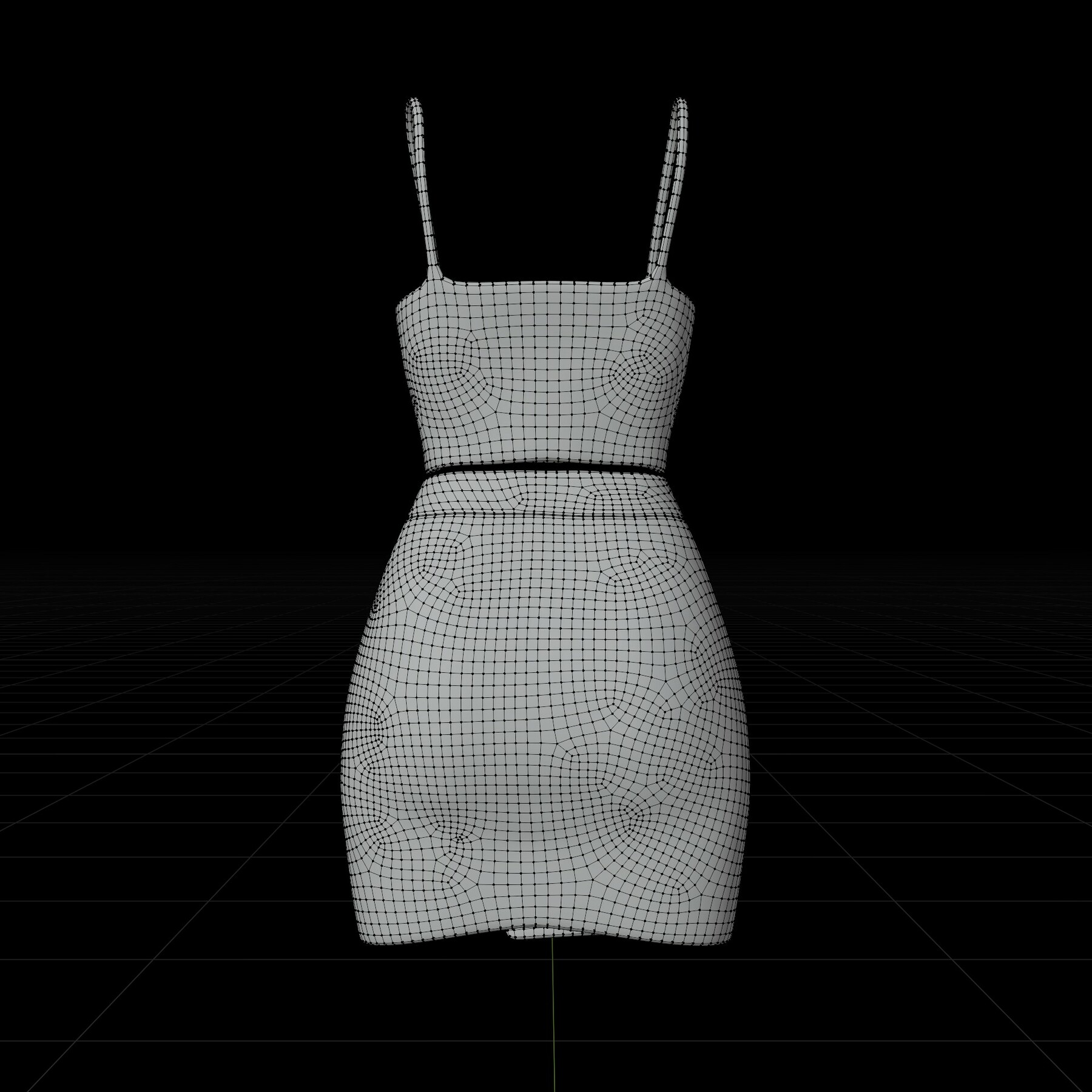 ArtStation - checkered two piece outfit- Plaid Cami Top And Mini Skirt ...