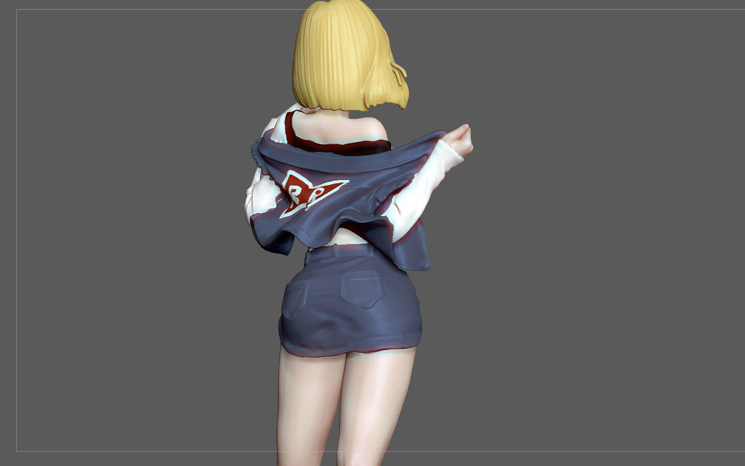 ArtStation - ANDROID 18 DRAGONBALL STATUE 3D PRINT | Resources