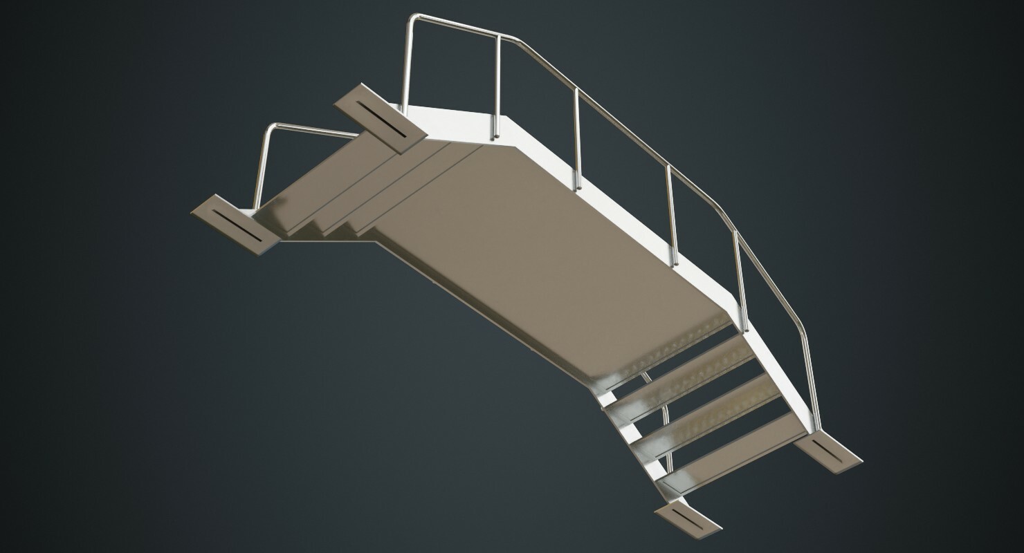 ArtStation - Stair 2C | Game Assets