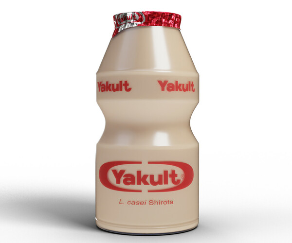 ArtStation - 3D Yakult milk beverage | Resources