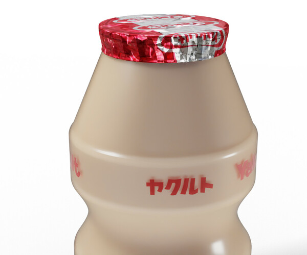 ArtStation - 3D Yakult milk beverage | Resources