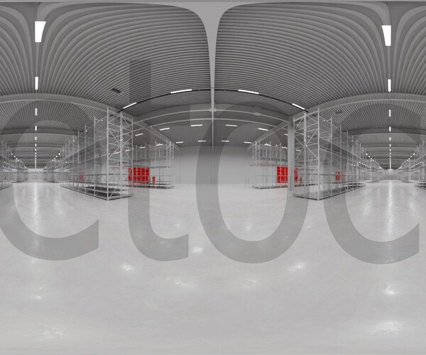 ArtStation - HDRI - Warehouse Interior 6 v2 | Resources