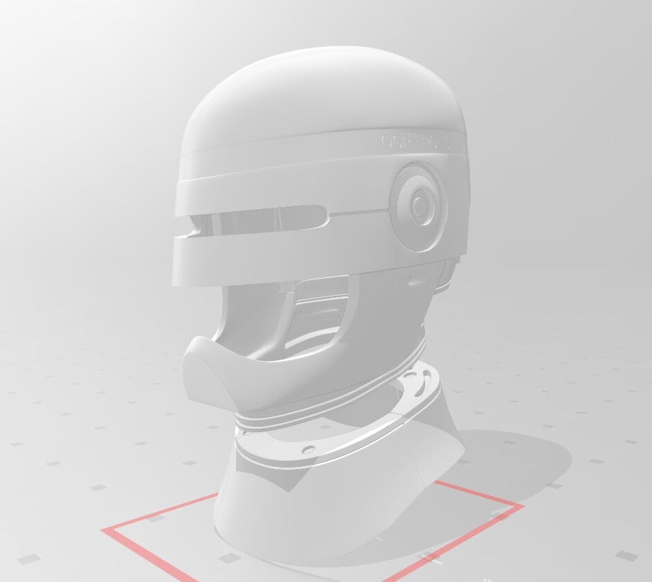 ArtStation - ROBOCOP HELMET FOR 3D PRINTING | Resources