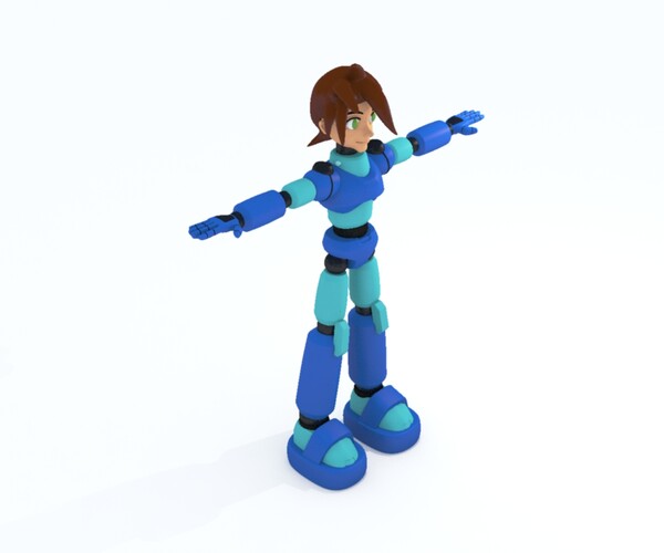 ArtStation - Mega Man Pose 1 | Resources