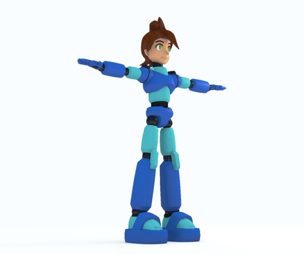 ArtStation - Mega Man Pose 1 | Resources