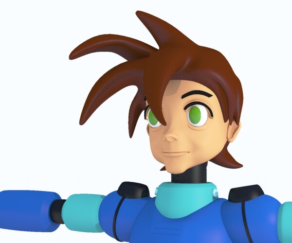 ArtStation - Mega Man Pose 1 | Resources