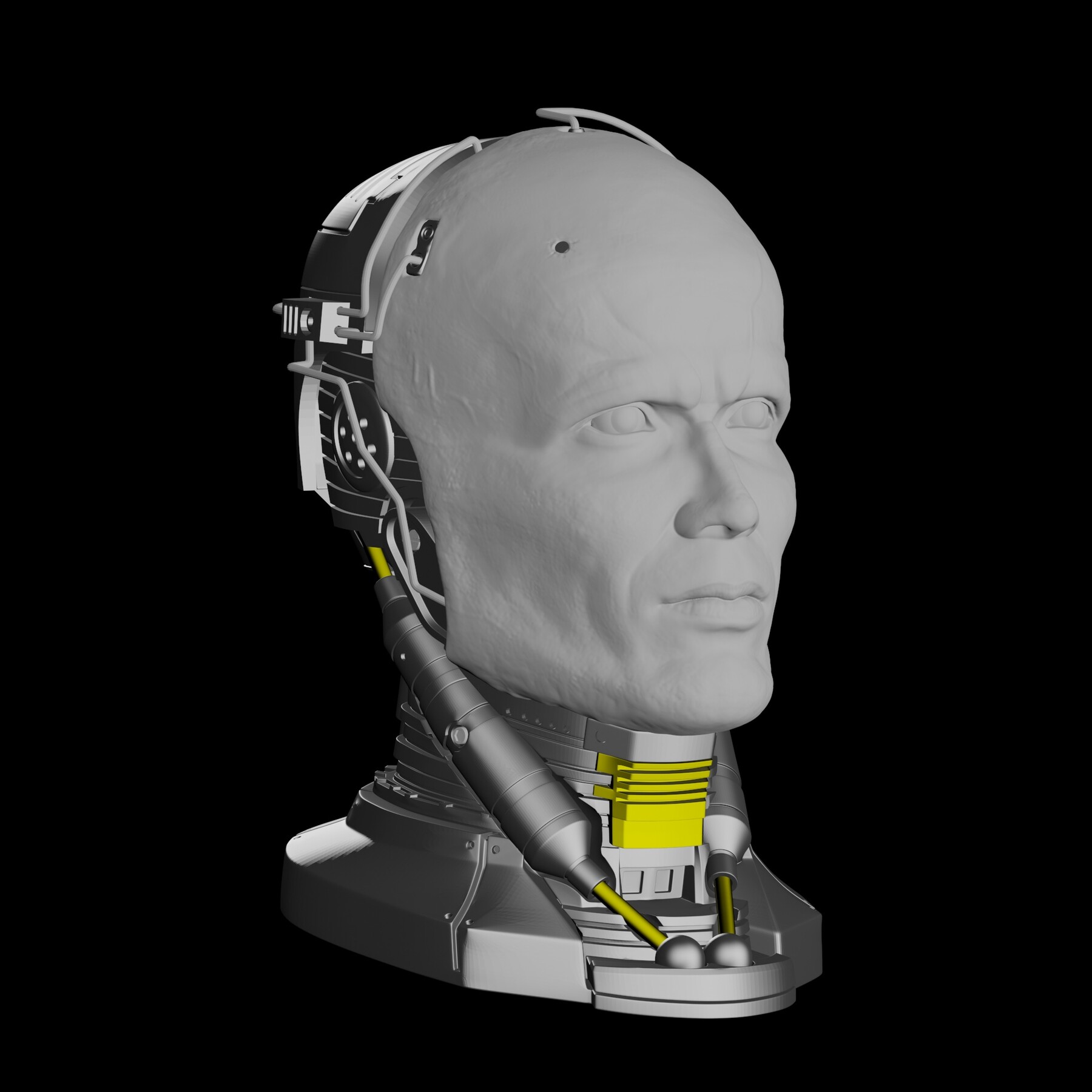ArtStation - ROBOCOP HEAD FOR 3D PRINT | Resources