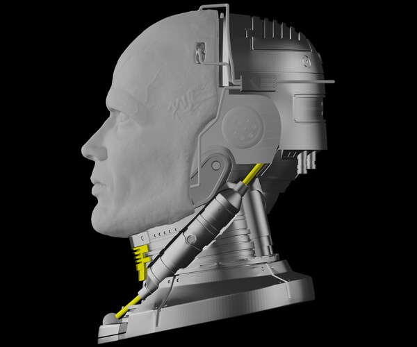 ArtStation - ROBOCOP HEAD FOR 3D PRINT | Resources