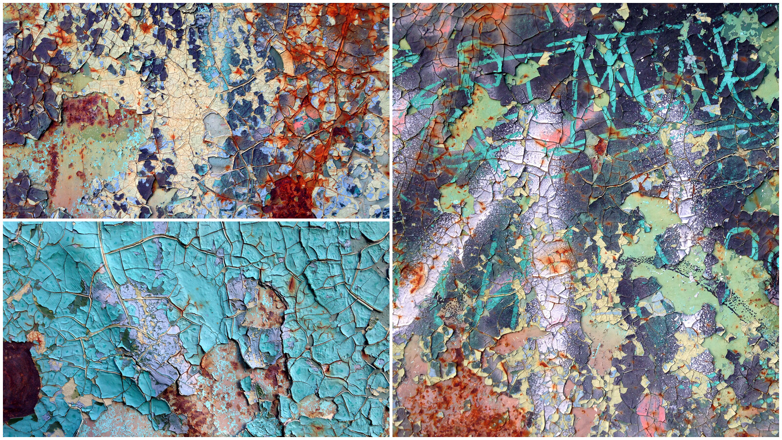 ArtStation - 11 Colourful Rust Textures | Artworks