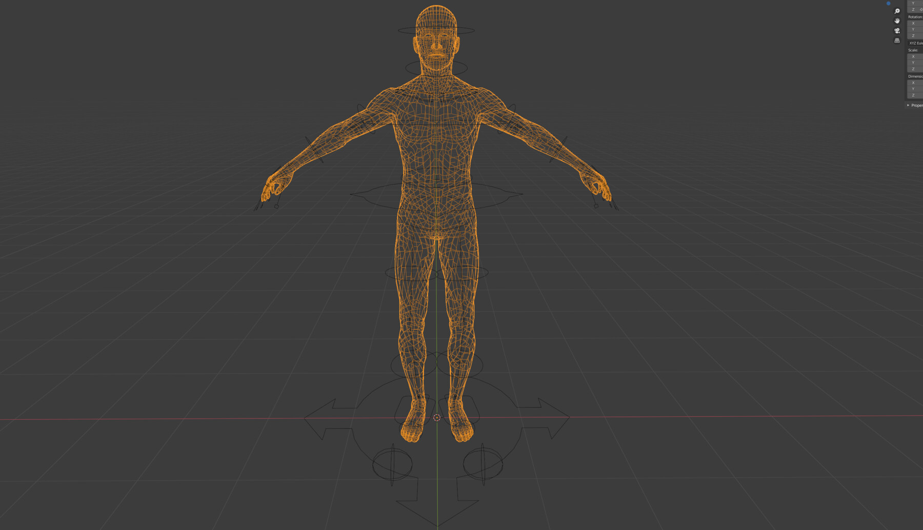 ArtStation - Male Base Mesh Rigged 7.4k faces (OBJ DAE FBX X3D BLEND ...