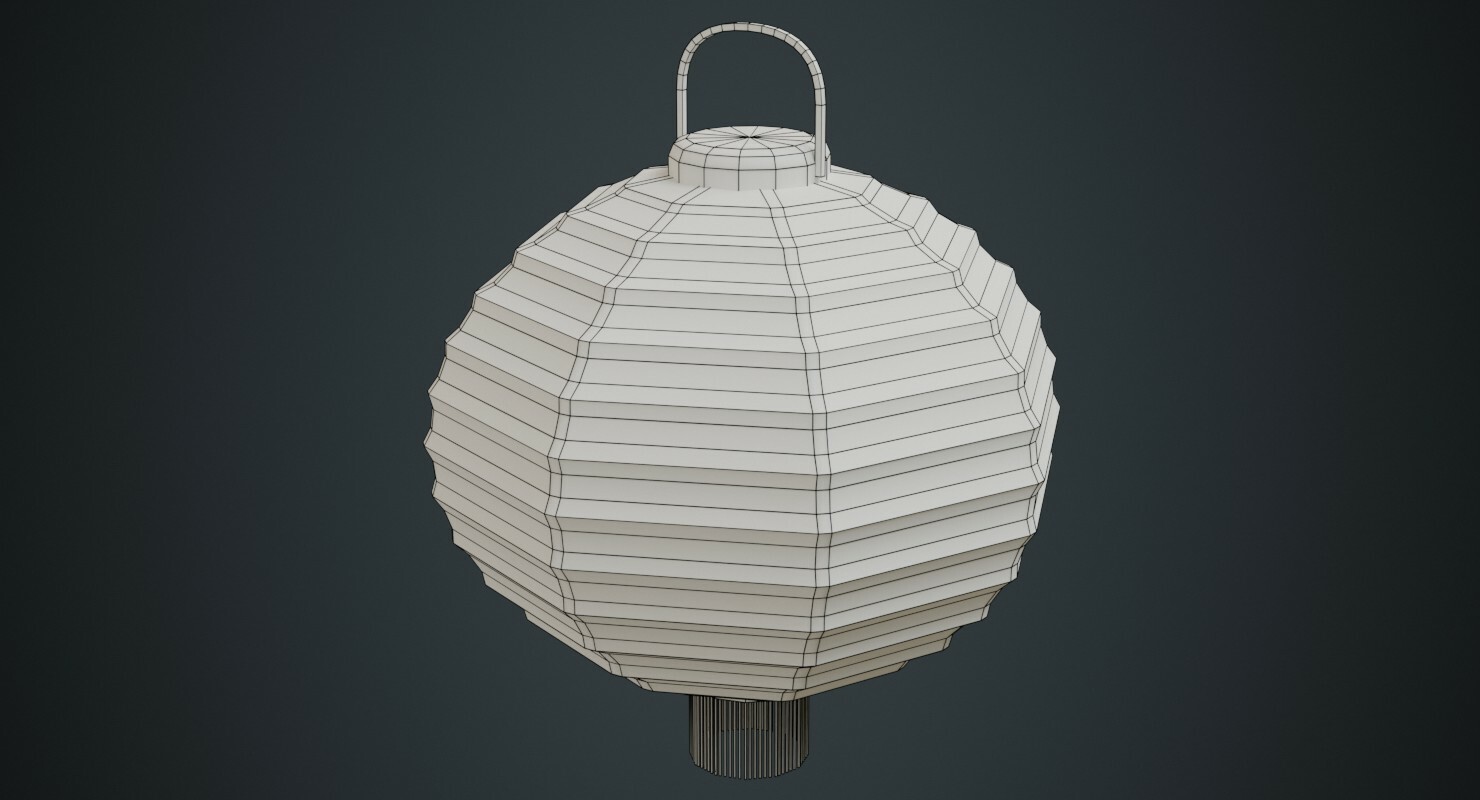 ArtStation - Paper Lantern 1A | Game Assets