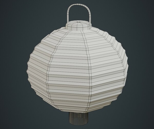 ArtStation - Paper Lantern 1A | Game Assets