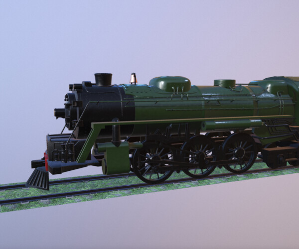 ArtStation - Steam Engine Train Wagon | Game Assets