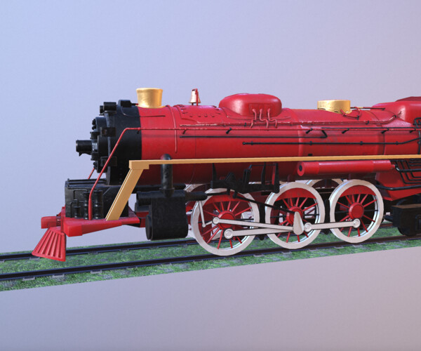 ArtStation - Steam Engine Train Wagon | Game Assets