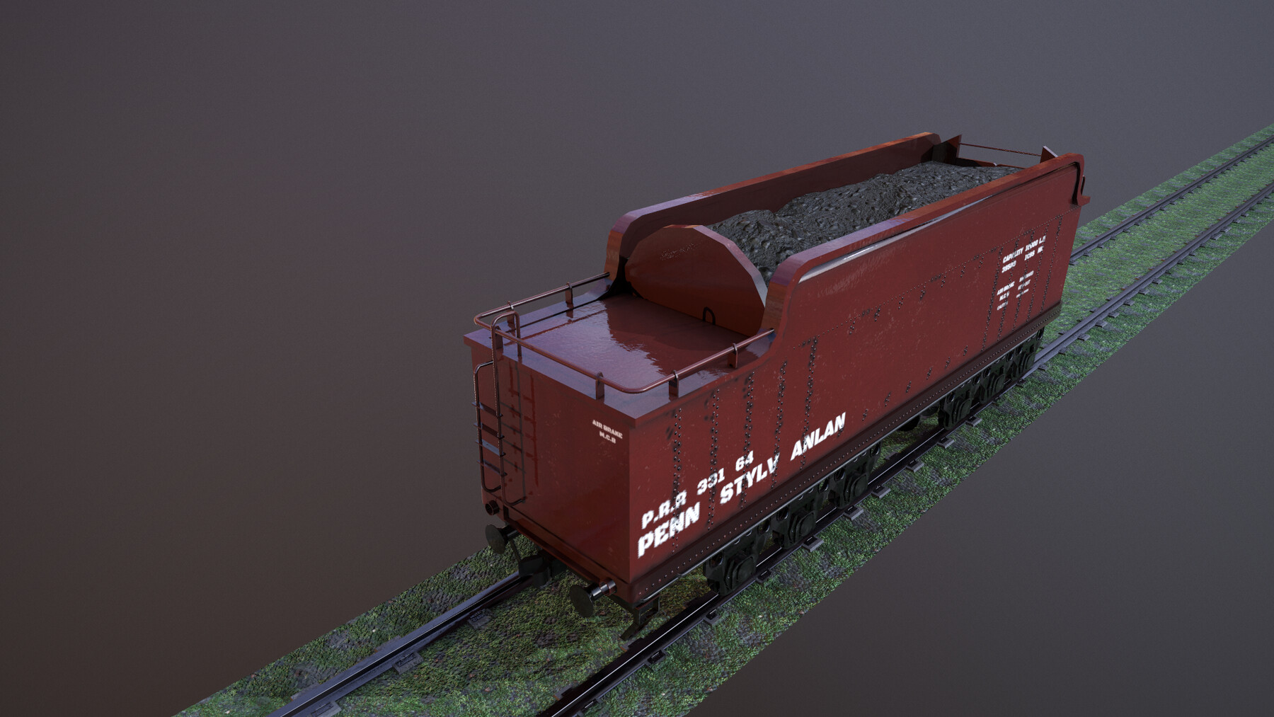 ArtStation - Train Hopper car | Game Assets
