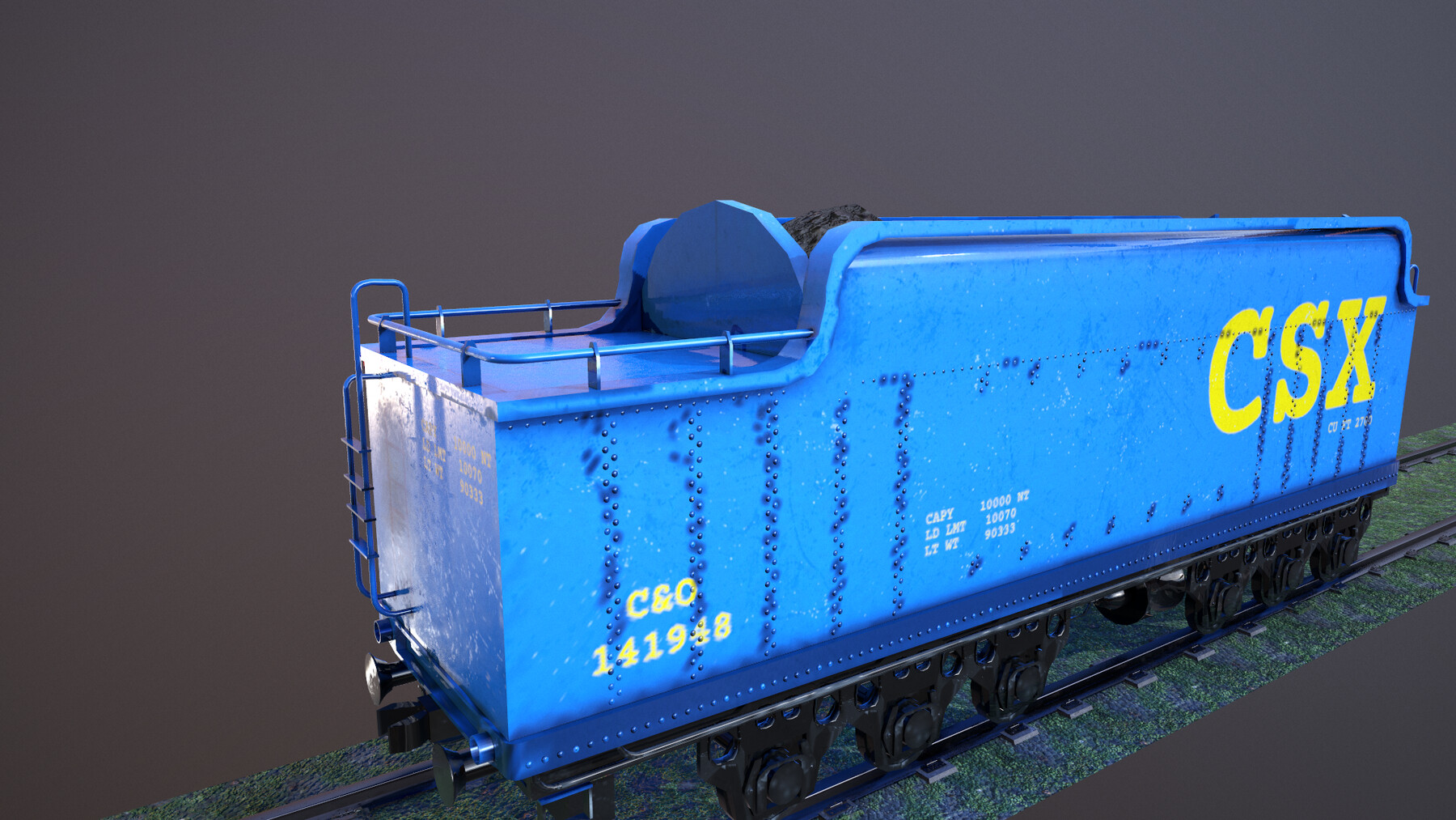 ArtStation - Train Hopper car | Game Assets