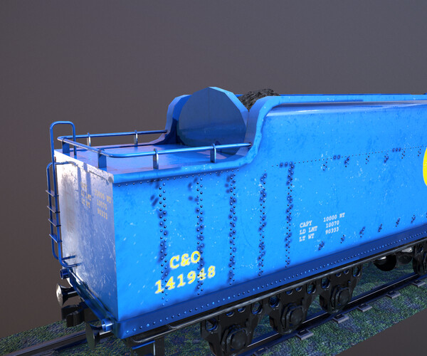 ArtStation - Train Hopper car | Game Assets