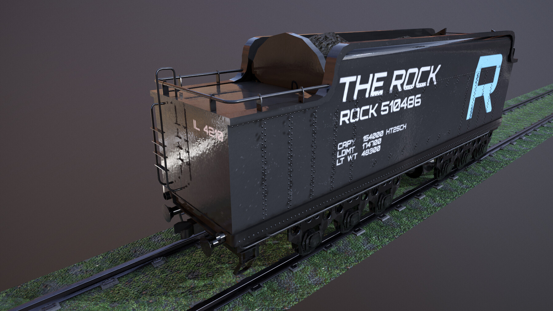 ArtStation - Train Hopper car | Game Assets