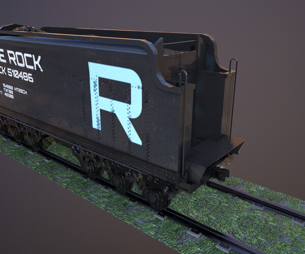 ArtStation - Train Hopper car | Game Assets