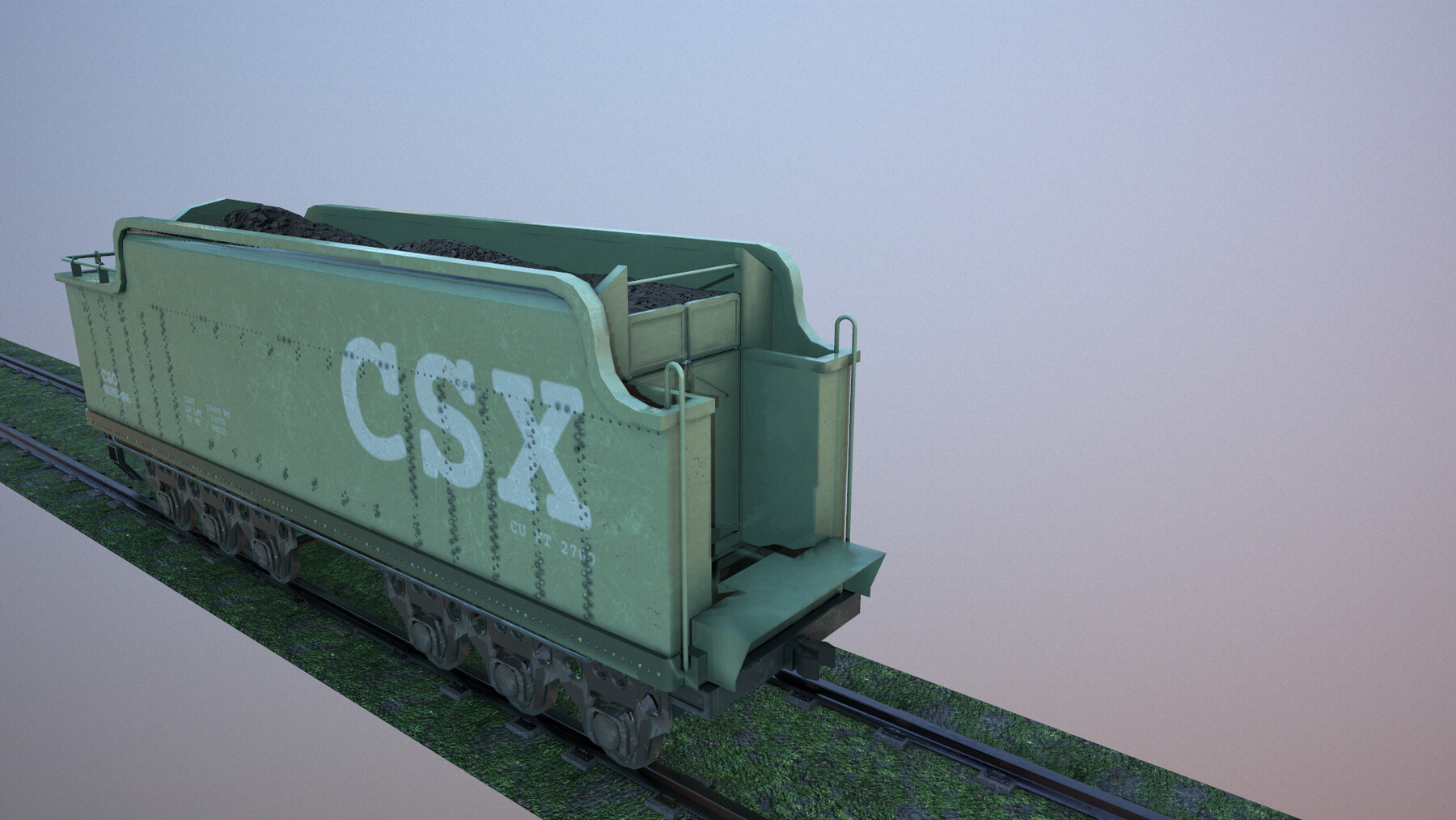 ArtStation - Train Hopper car | Game Assets