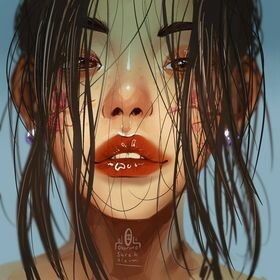 ArtStation - Portrait of a wet woman | Artworks