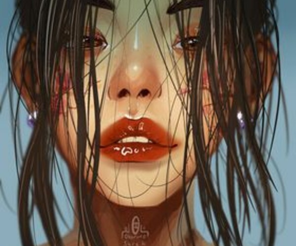ArtStation - Portrait of a wet woman | Artworks