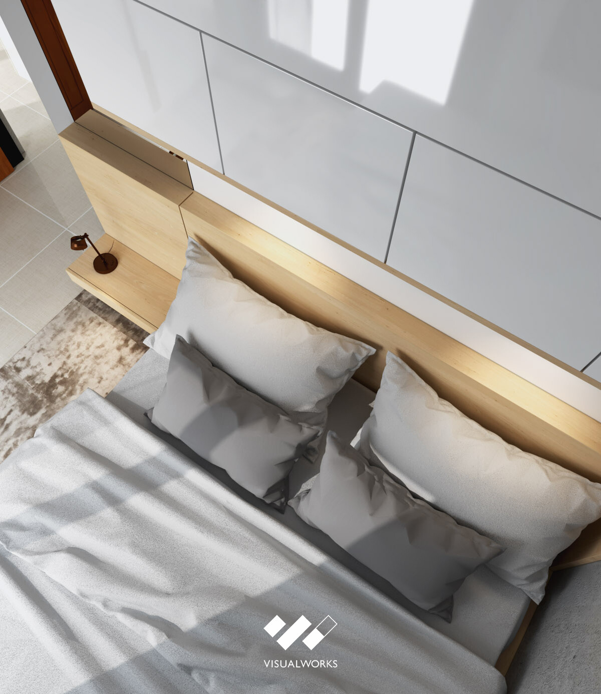 ArtStation - BEDROOM SCENE WITH VRAY NEXT 4.2 FOR SKETCHUP ...