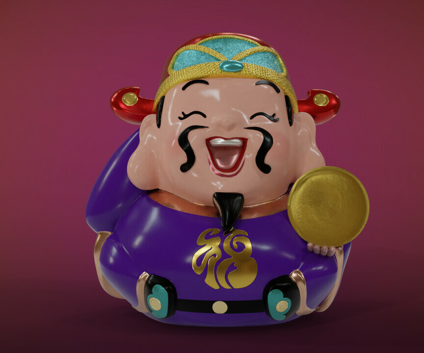 ArtStation - Happy Buddha | Game Assets