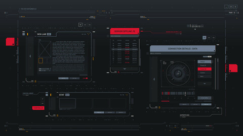 ArtStation - FUI / UI - Screen graphics / Menu set | Resources