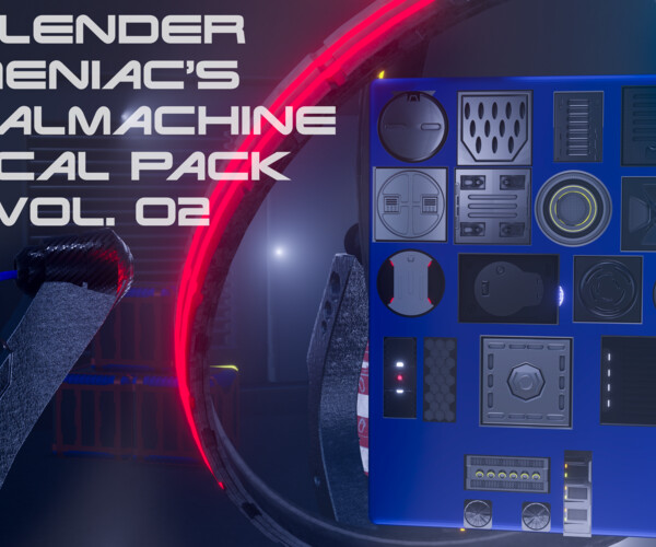 ArtStation - Blender Maniac Decalmachine Decal Pack Vol. 02 | Game Assets